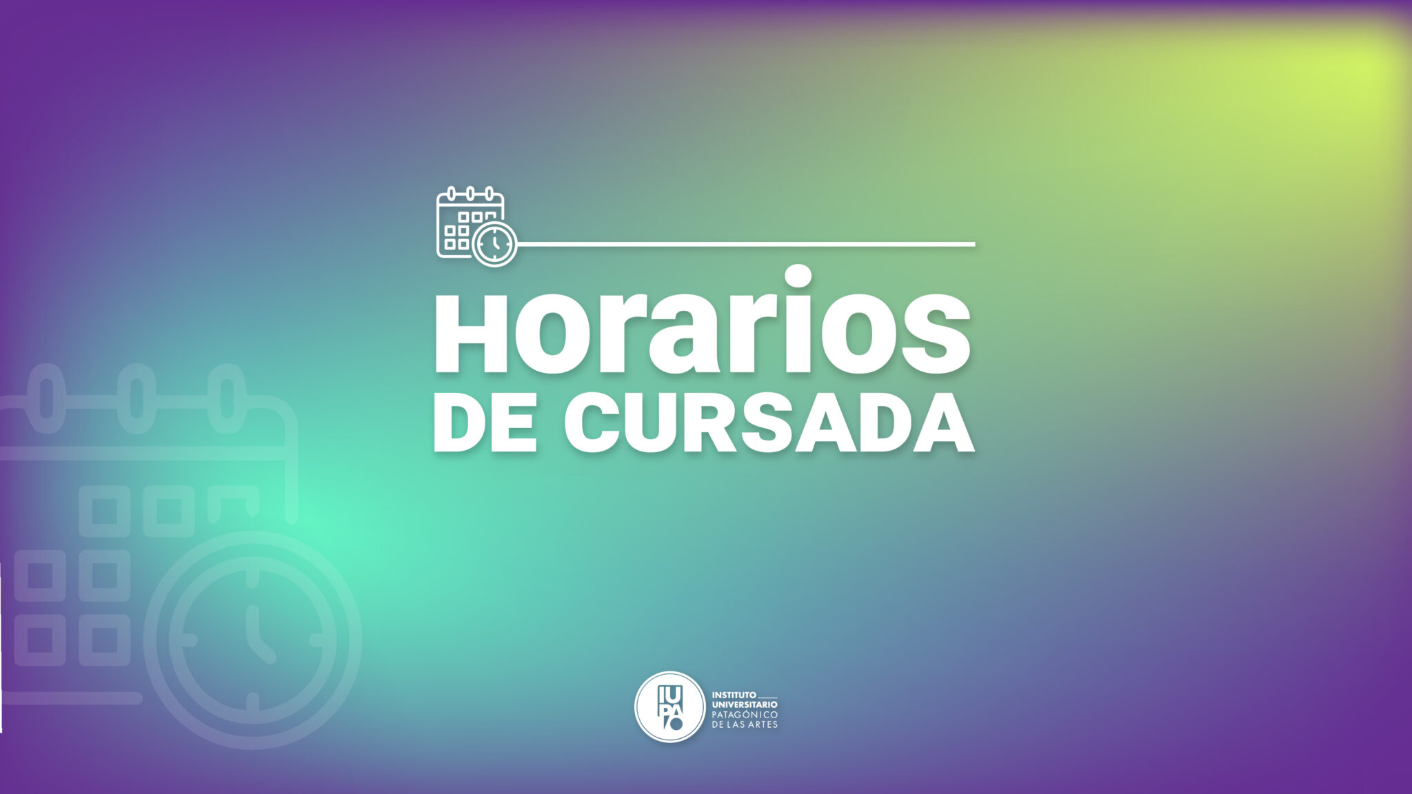Instituto Universitario Patagonico de las Artes » Horarios de cursada 2023 Instituto Universitario Patagonico de las Artes » Horarios de cursada 2023